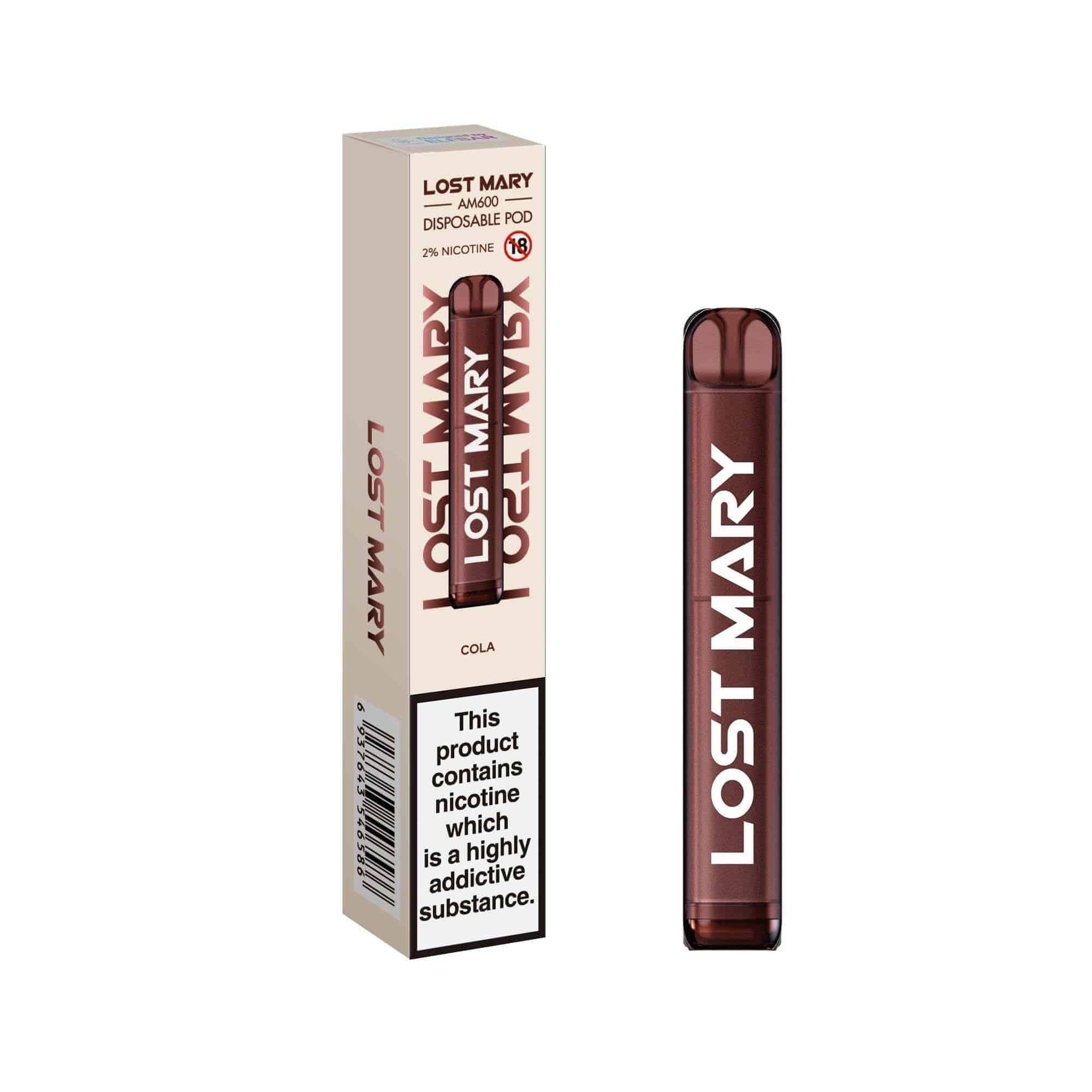Cola Lost Mary AM600 Disposable Vape Device by Elf Bar - Mt Baker Vapor ...